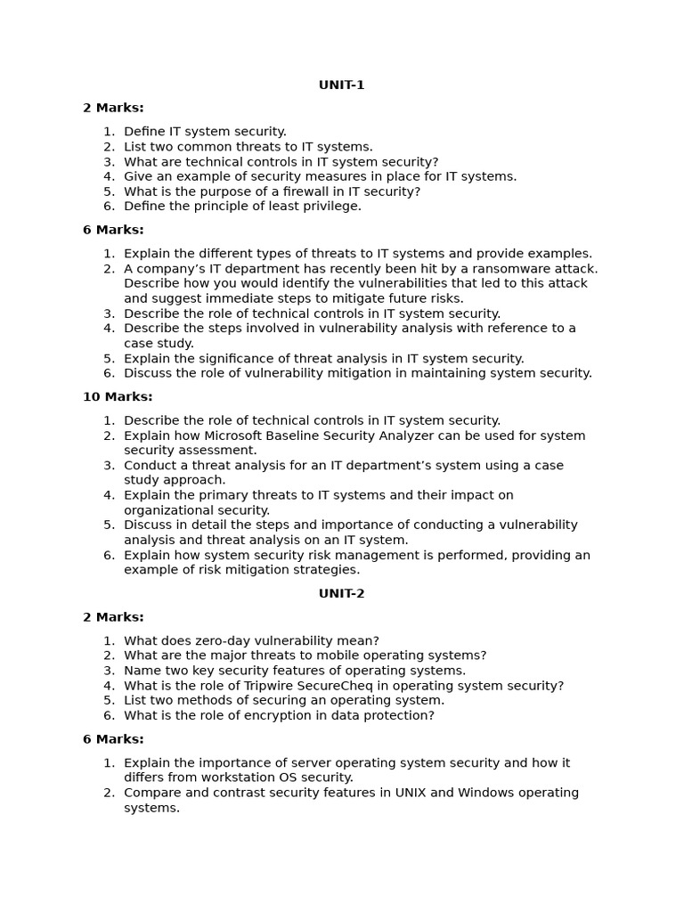 ESE QB final | PDF | Security | Computer Security