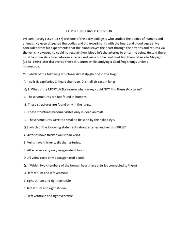 Science COMPETENCY BASED QUESTION | PDF | Philosophy | History