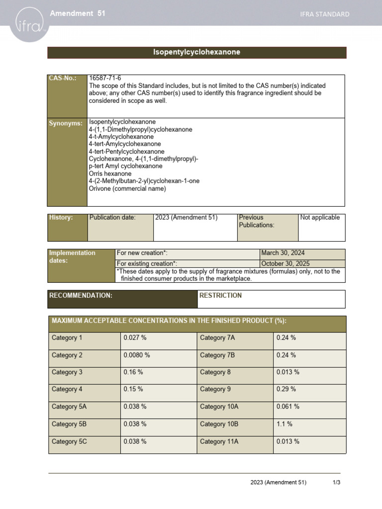 Isopentylcyclohexanone 236 | PDF