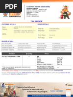 Indane Gas Bill Format and Details | PDF | Invoice | Liquefied ...