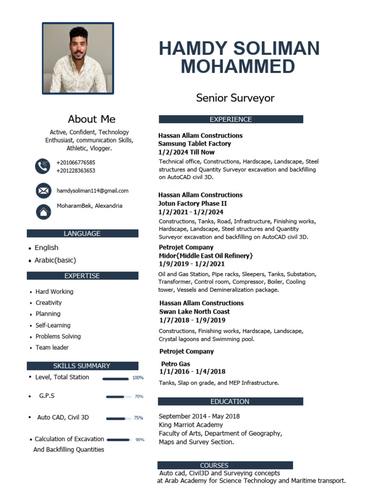 Hamdy Soliman's Resume - 1 | PDF