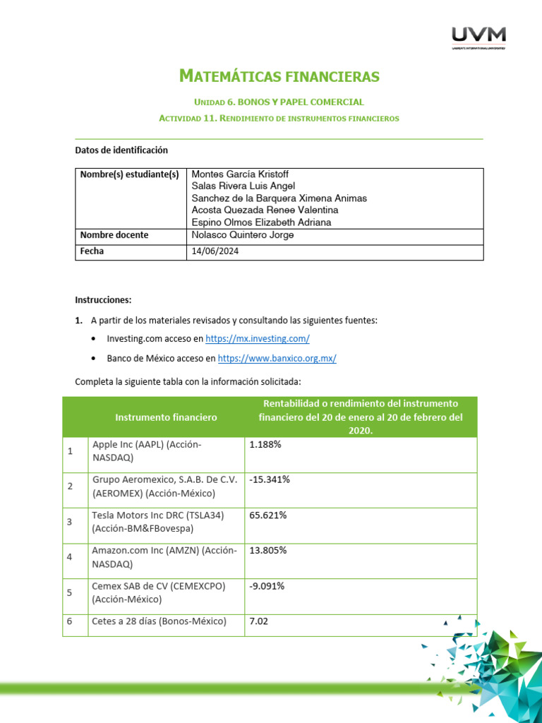 A#11 Aqrv | PDF | Servicios financieros | Bancario