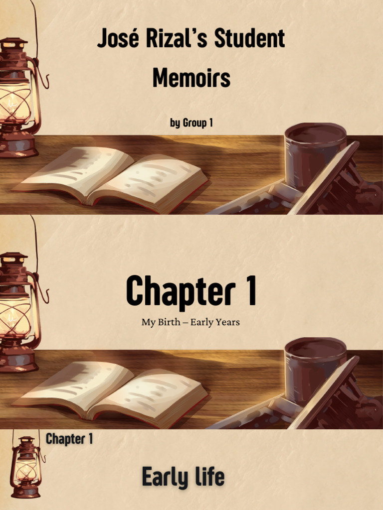 Memoirs of A Student in Manila by P. Jacinto (A Pen Name of José Rizal ...