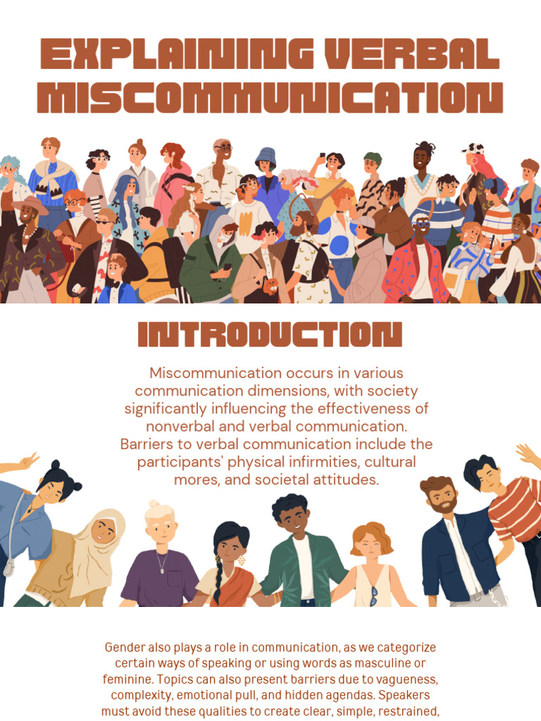Explaining Verbal Miscommunication | PDF | Communication | Perception