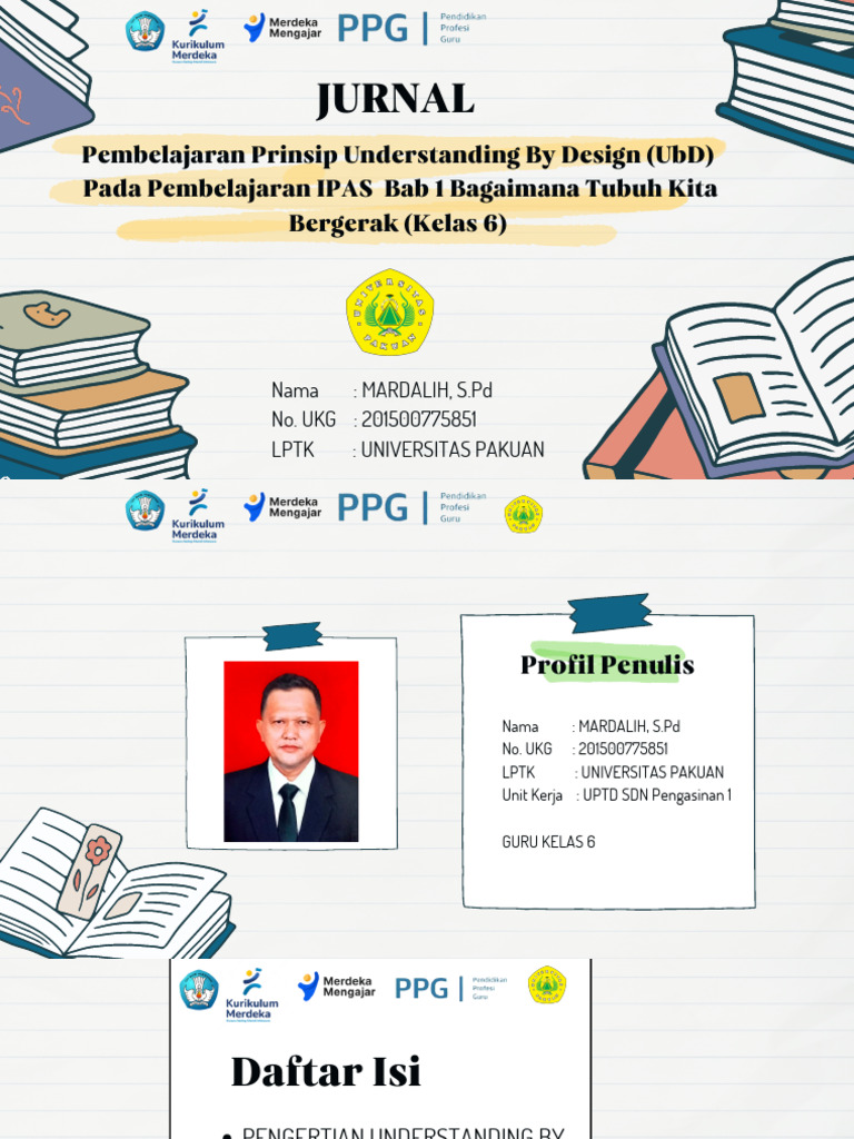 Jurnal Pembelajaran Prinsip Understanding by Design Nama Mardalih, S.PD No - 20240811 - 065814 ...
