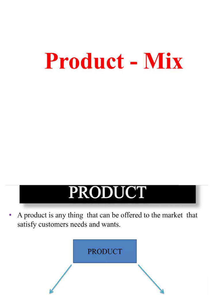 Productmix | PDF