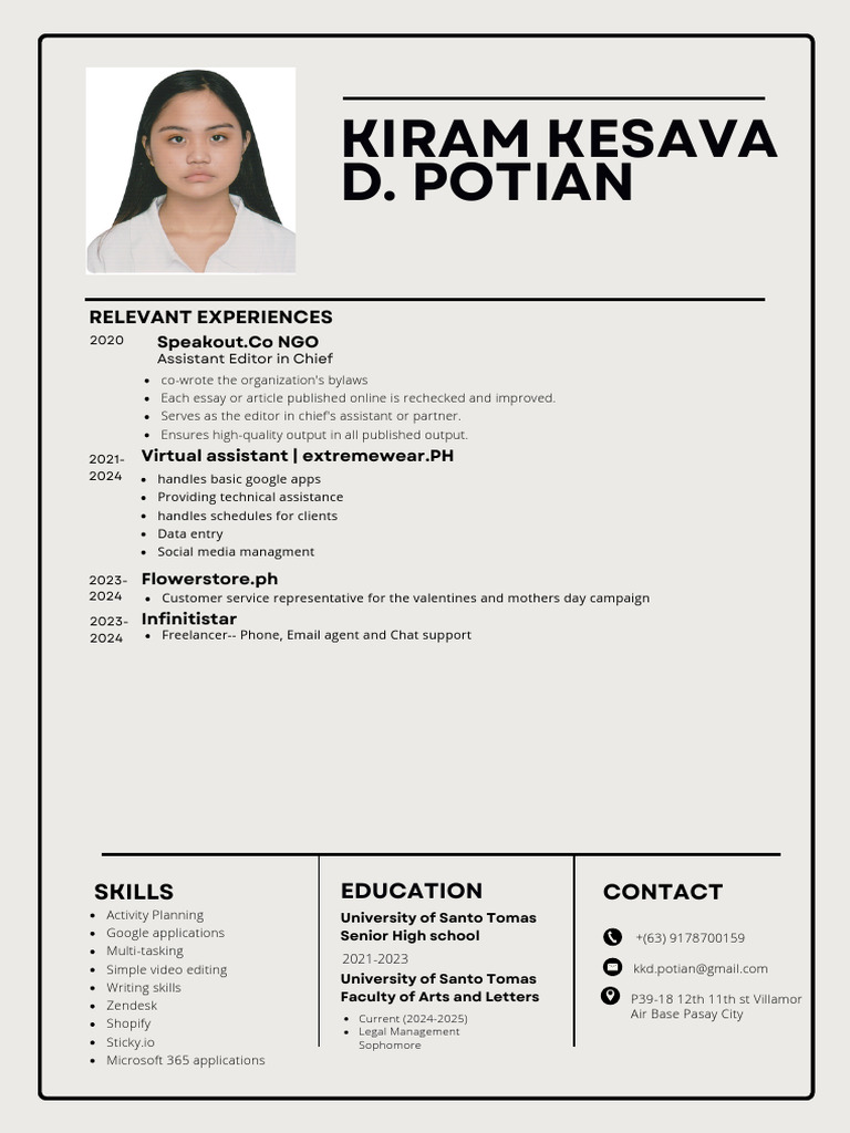 CV Potan | PDF