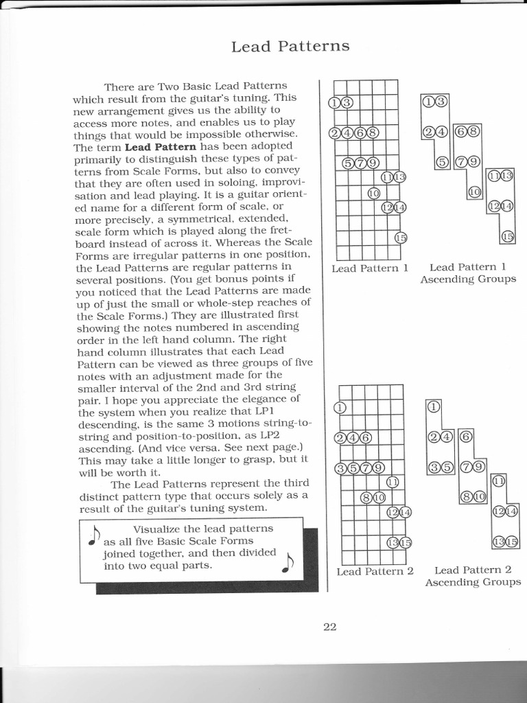 CAGED Lead Pattern | PDF