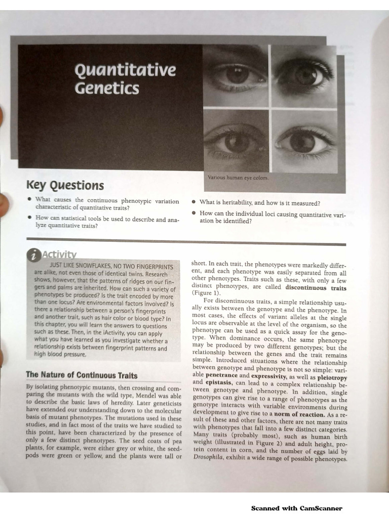 Quantitative Genetics Pdf