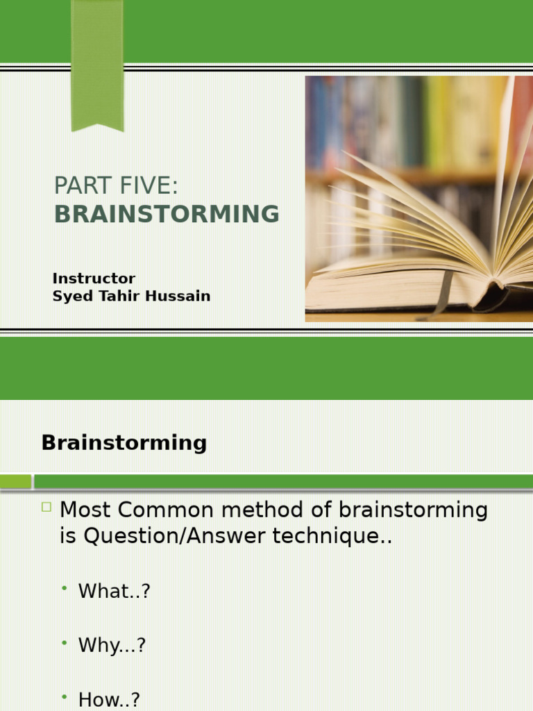 Brainstroming | PDF