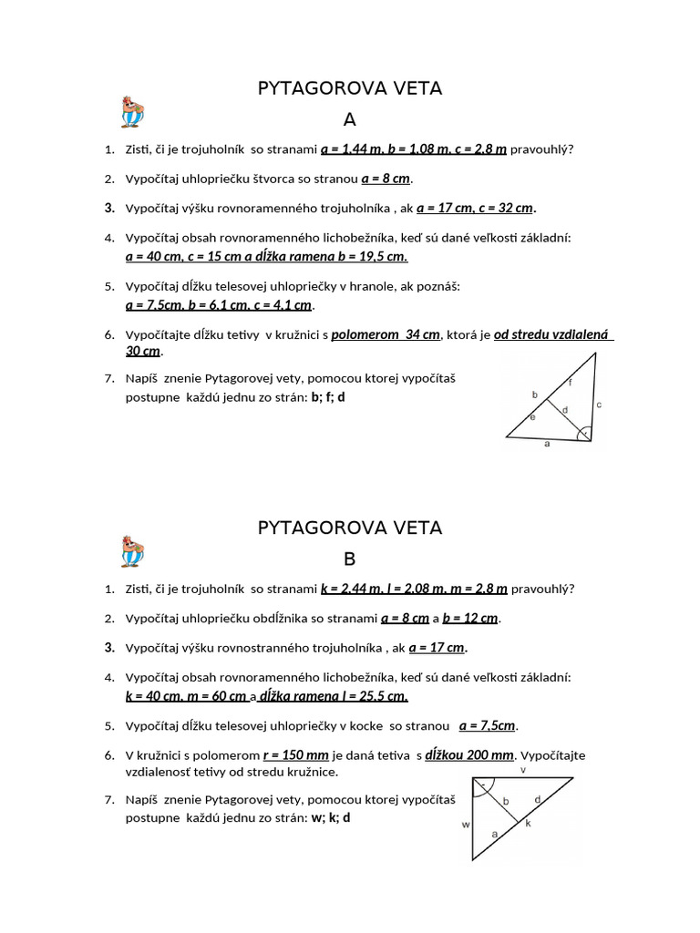 Pytagorova Veta | PDF