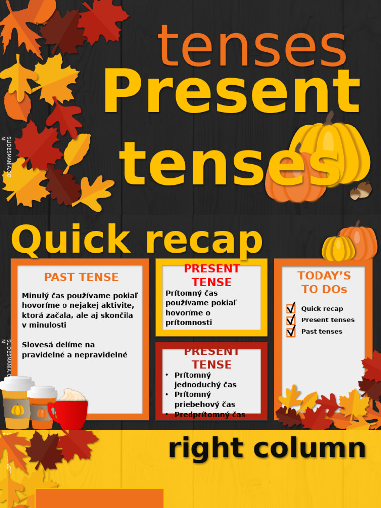Present and Past Tenses Guide | PDF | Psychology | Cognitive Science