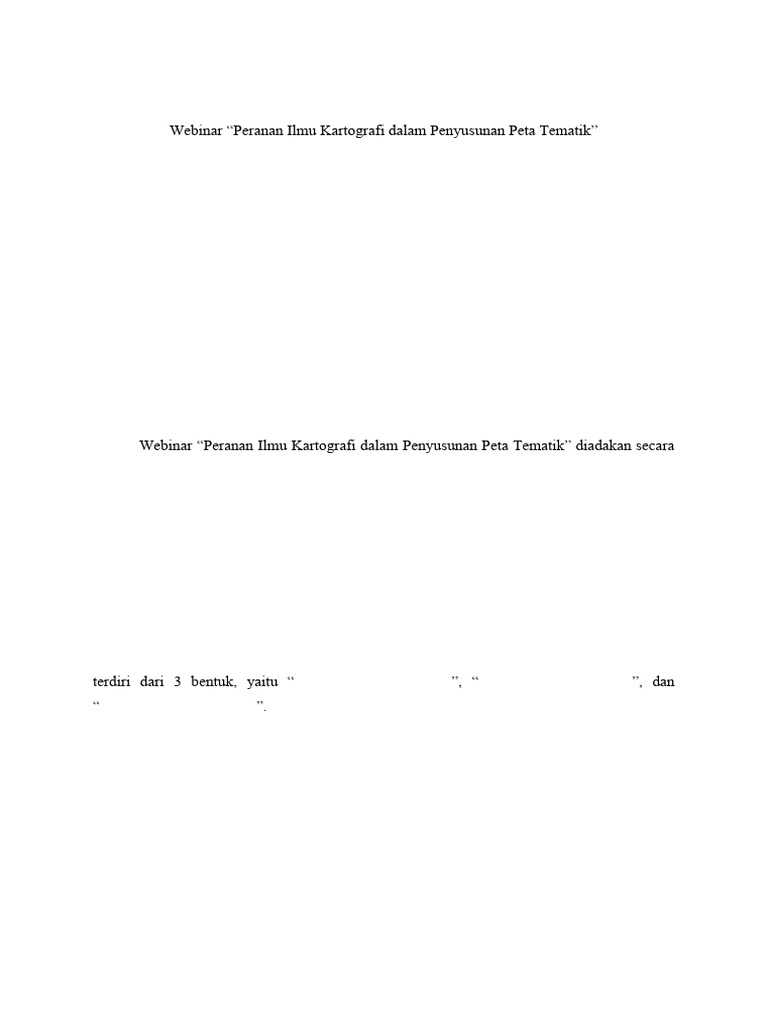 (Jariyan Arifudin) Tugas Resume Webinar Kartografi | PDF