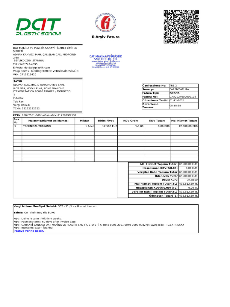 Elopar Electric & Automotive Sarl | PDF