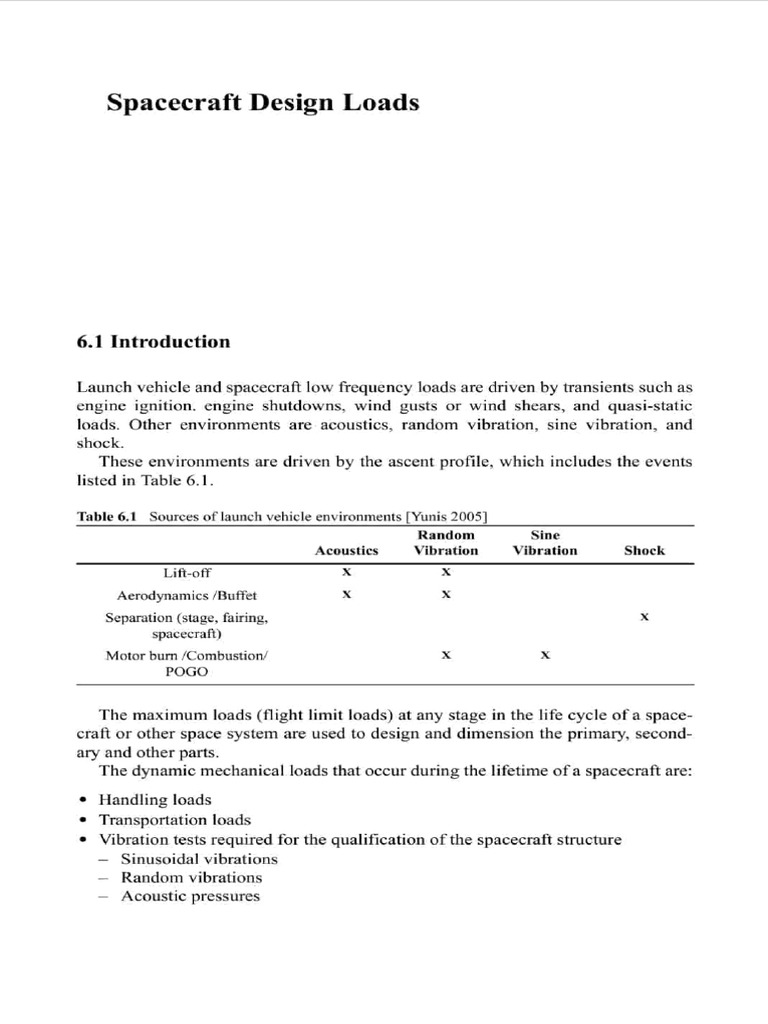 UNIT 1 Spacecraft Structure | PDF
