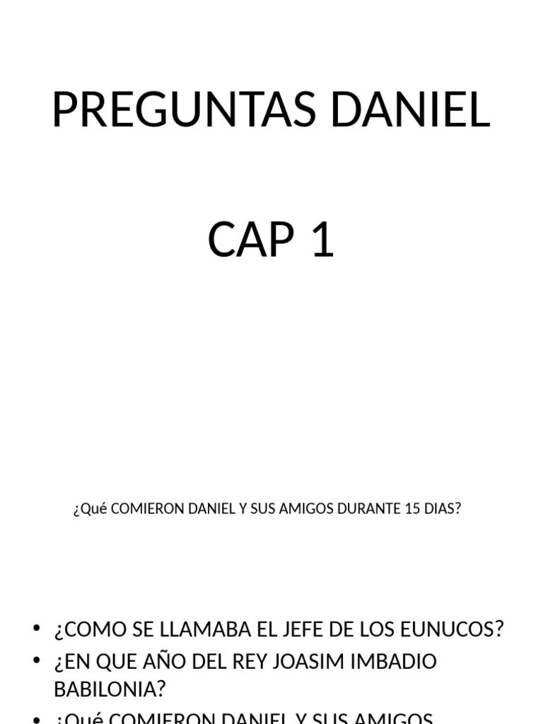 Preguntas Daniel | PDF | Deportes y actividades al aire libre