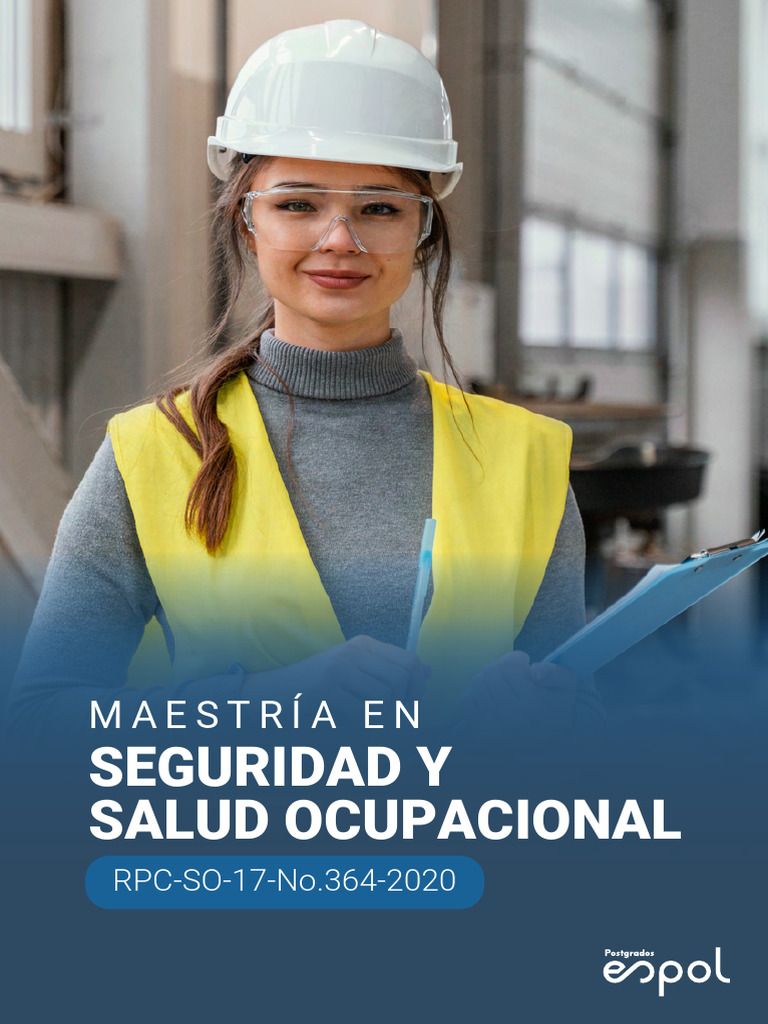 MSSO-Maestría en Seguridad y Salud Ocupacional | PDF | Seguridad y salud ocupacional | Business