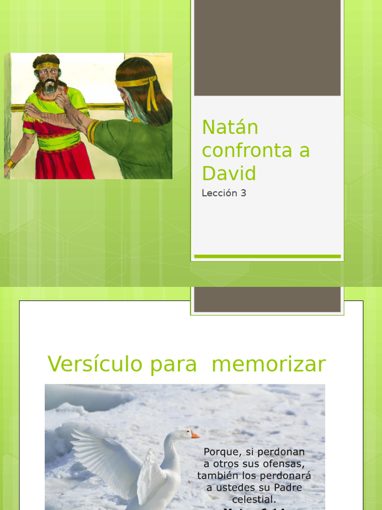 Natán Confronta A David | PDF | Religión y espiritualidad