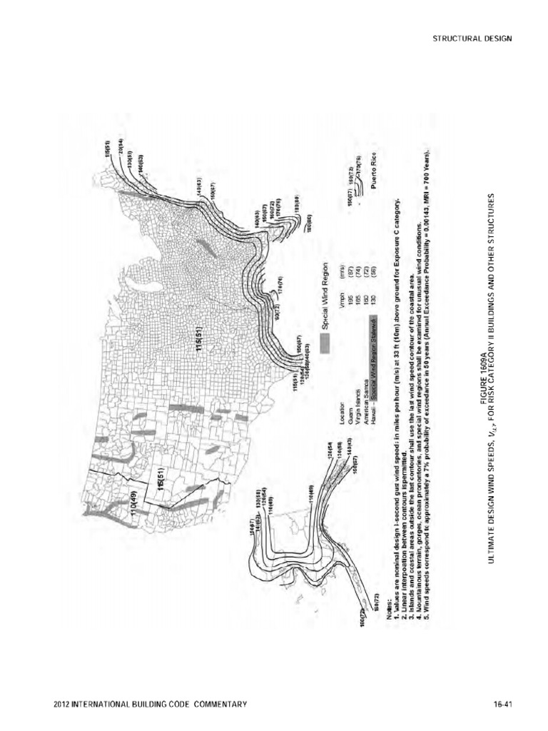 Ibc 2012-2015 Wind Chart - Cat II | PDF