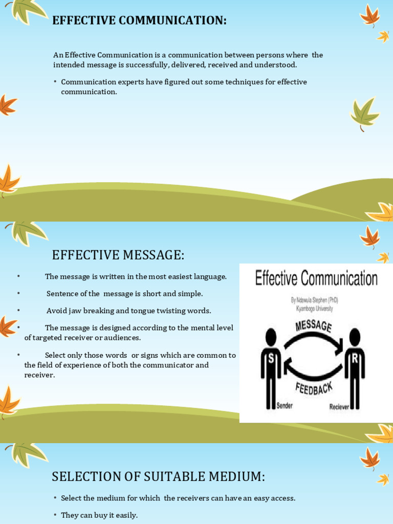 Techniques for Effective Communication | PDF | Communication | Cognition