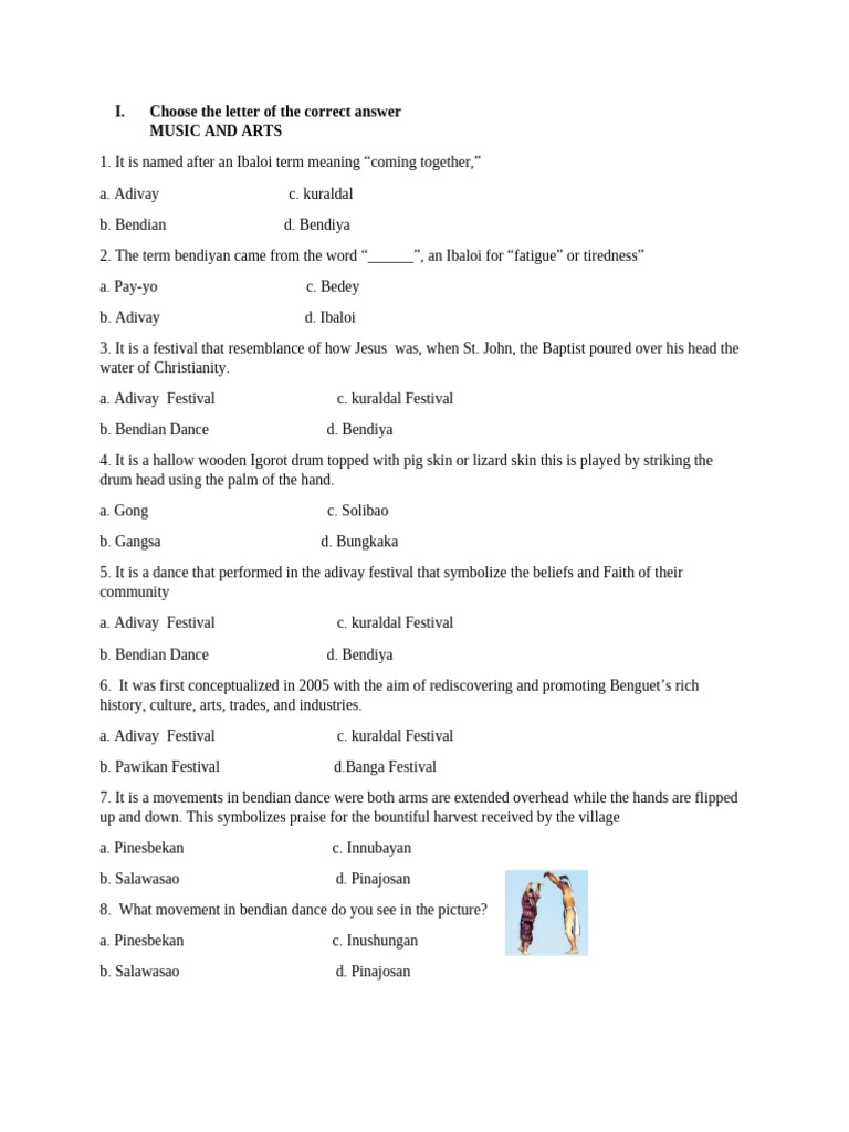 Music and Arts Exam Grade 4 Darwin | PDF