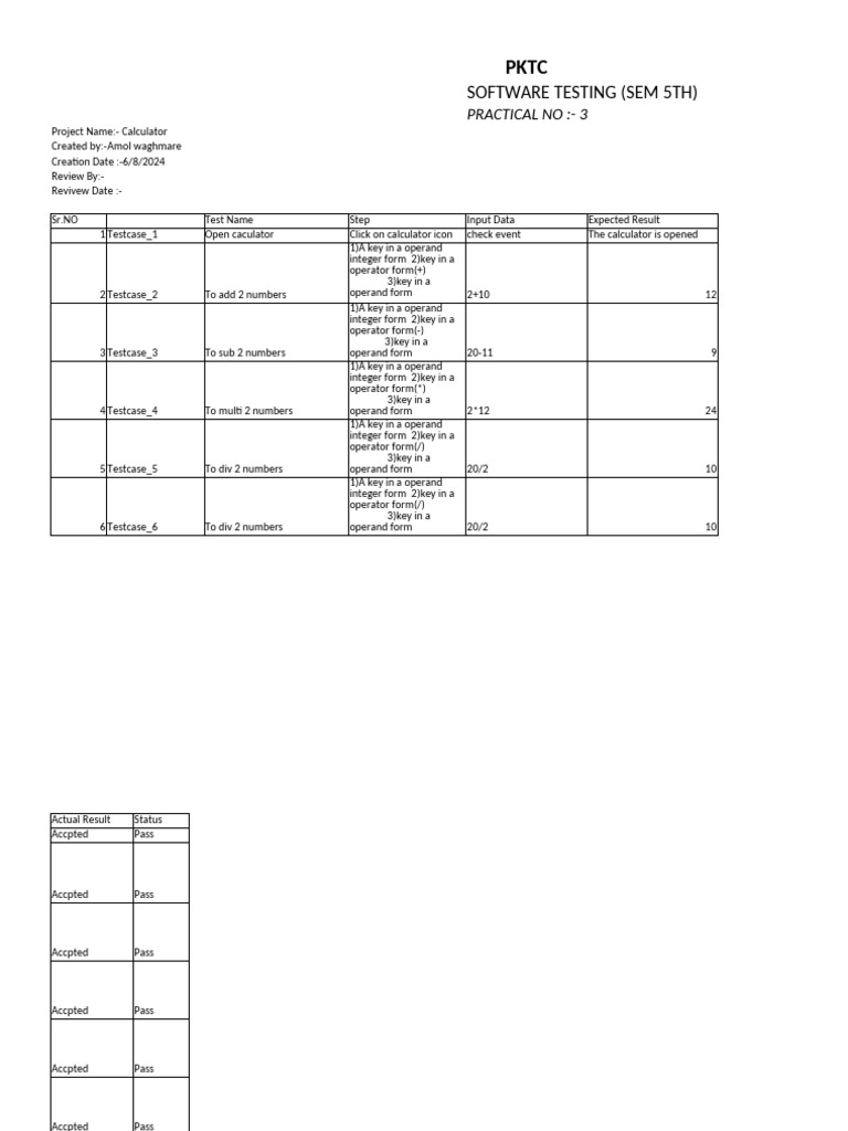 Software Testing Practical No 3 | PDF | Computing | Computer Science