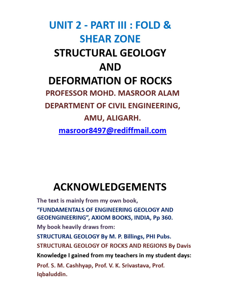 Flowage Folding in Structural Geology | PDF | Solid Mechanics ...