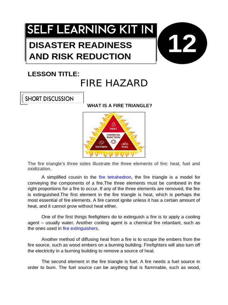 DRRR q2 Week 4 Lecture Note 4 | PDF | Fires | Scientific Phenomena