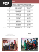 Sportsfest Program | PDF | Team Sports | Entertainment