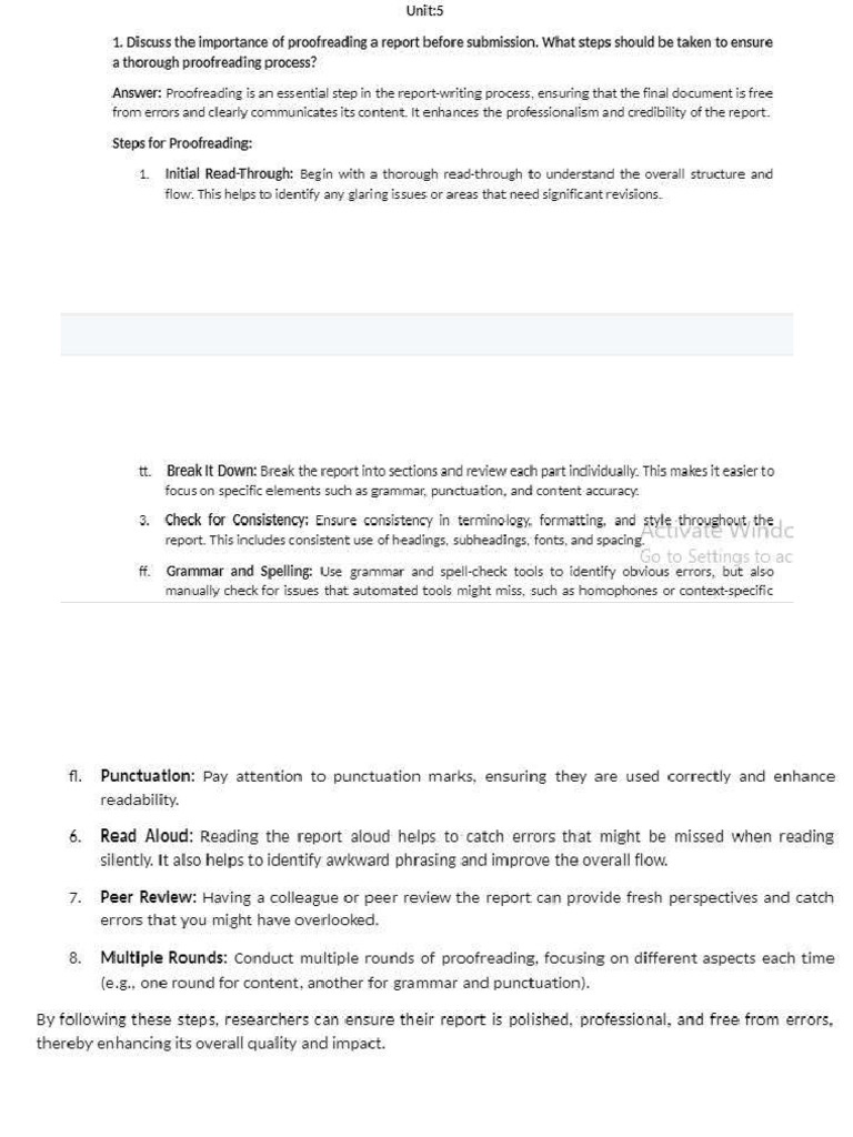 OHS352 PRW Unit5 | PDF