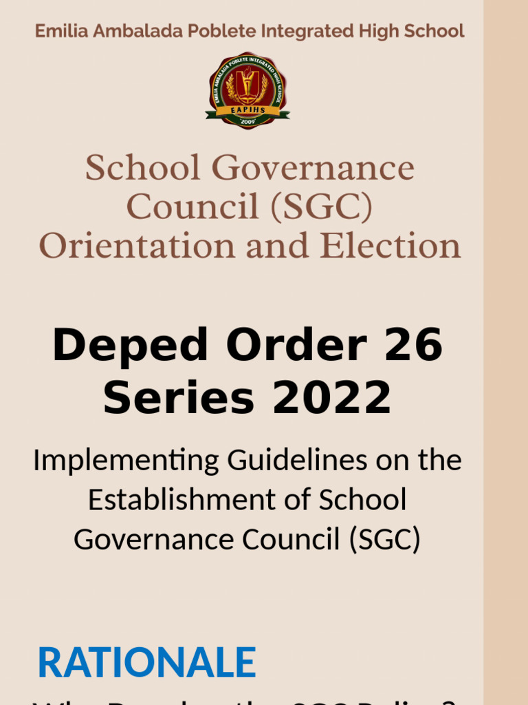 SGC-ORIENTATION | PDF | Governance | Business