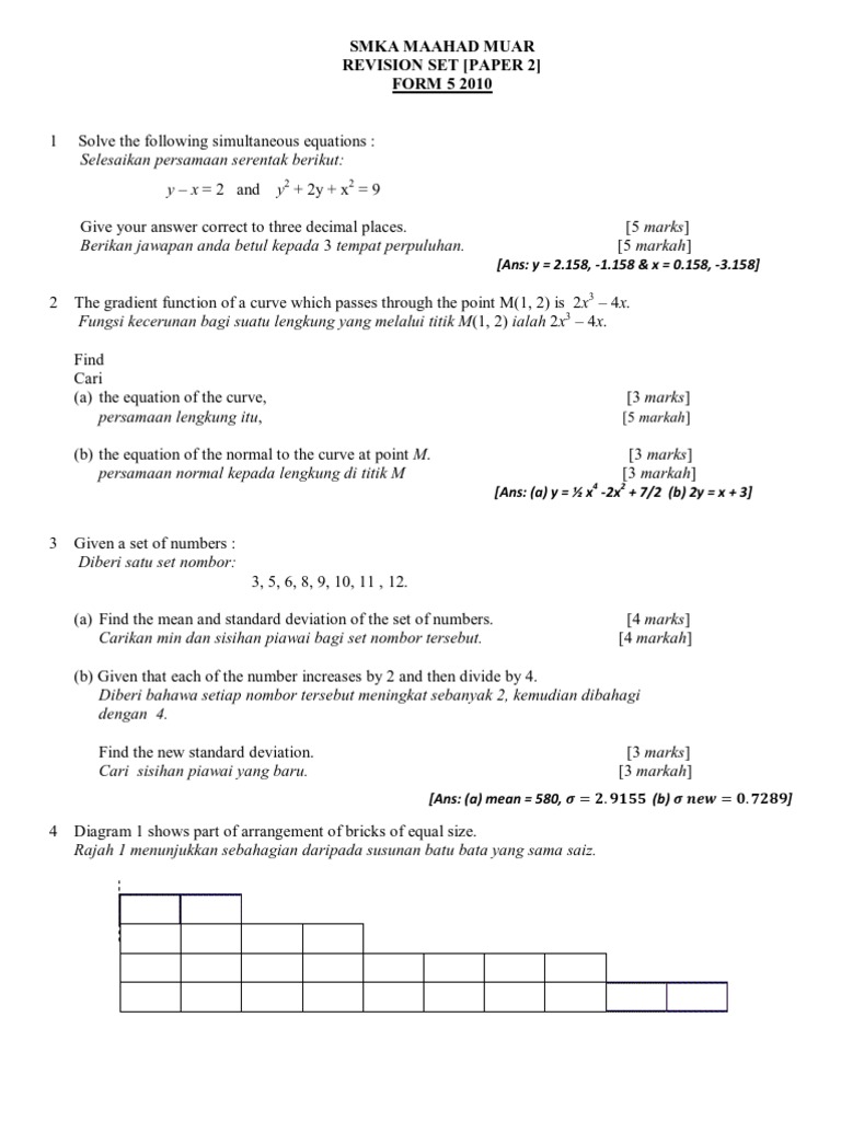 Latihan Add Math 1 | PDF