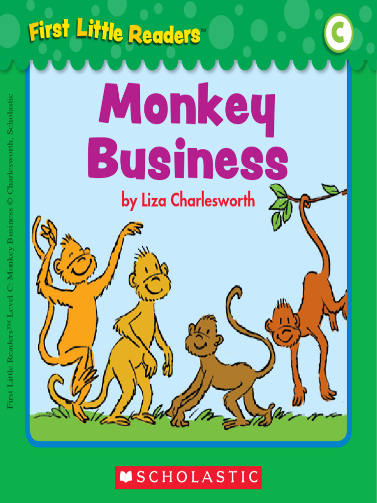 First Little Readers-C15-Monkey Business | PDF