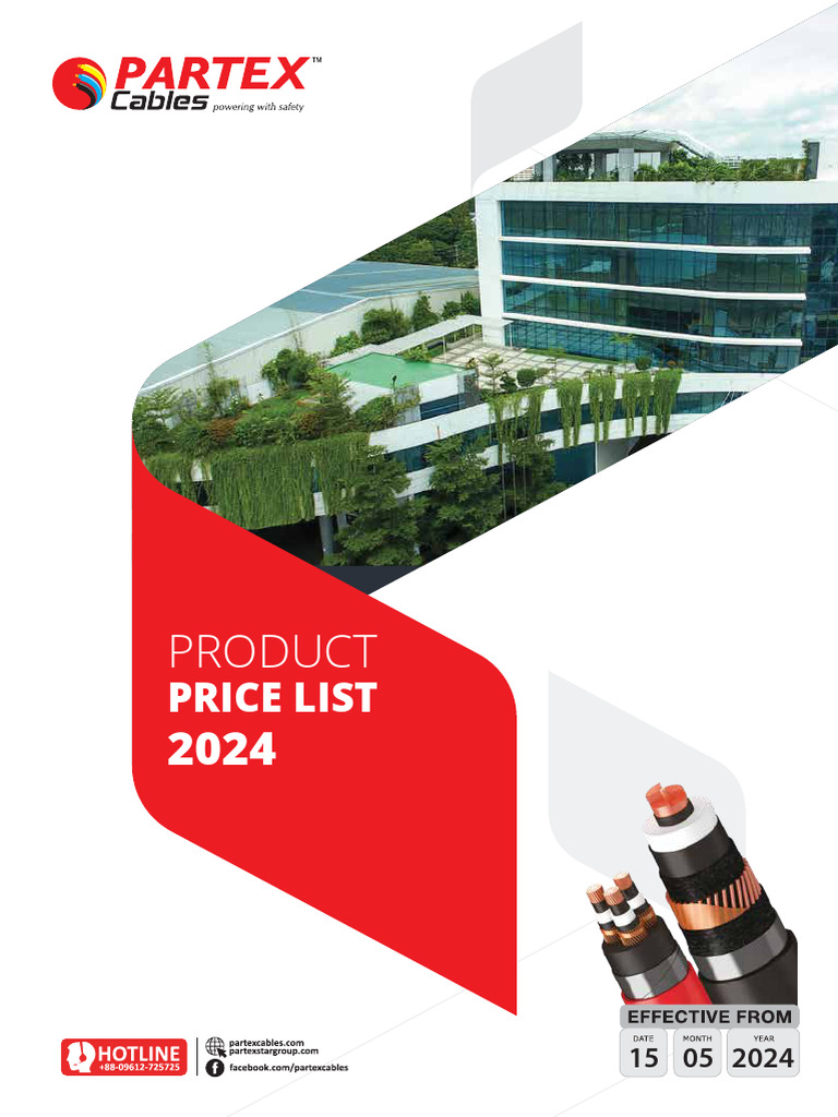 Partex Cable Price List 2025 | PDF | Wire | Manufactured Goods