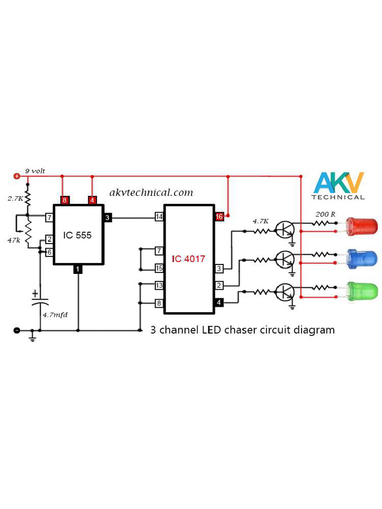 3 Led Chasser Light | PDF