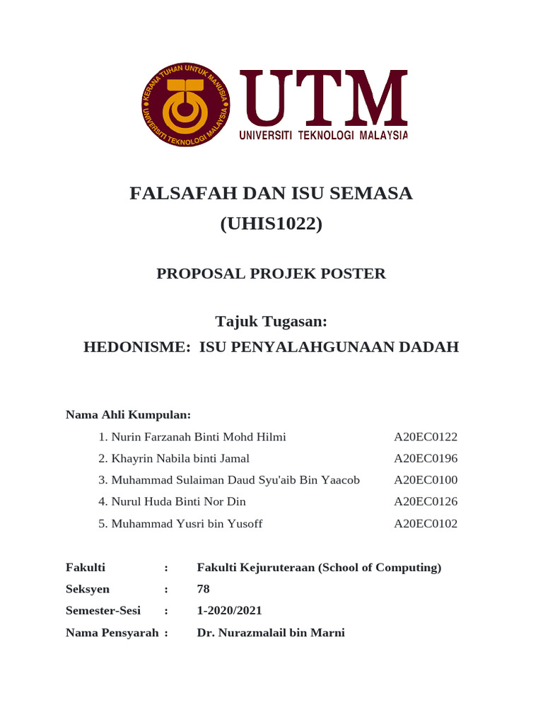 ProposalPoster Hedonisme Gp5 | PDF