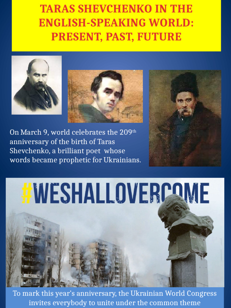 Taras Shevchenko in The English-Speaking World-Present, Past, Future | PDF | Robinson Crusoe