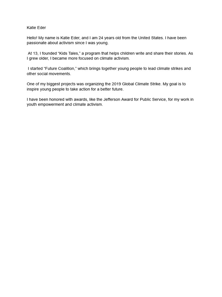 Katie Eder | PDF | Wellness | Lifestyle