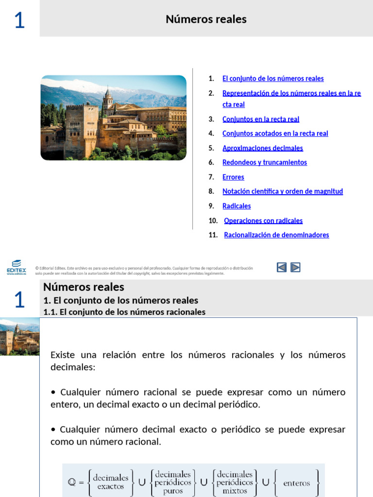 1B Matematicas I UD1 | PDF | Número Real | Números