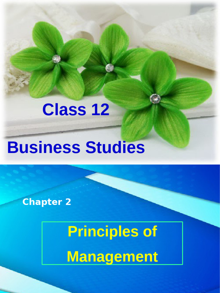 Principles of Management Overview | PDF | Business