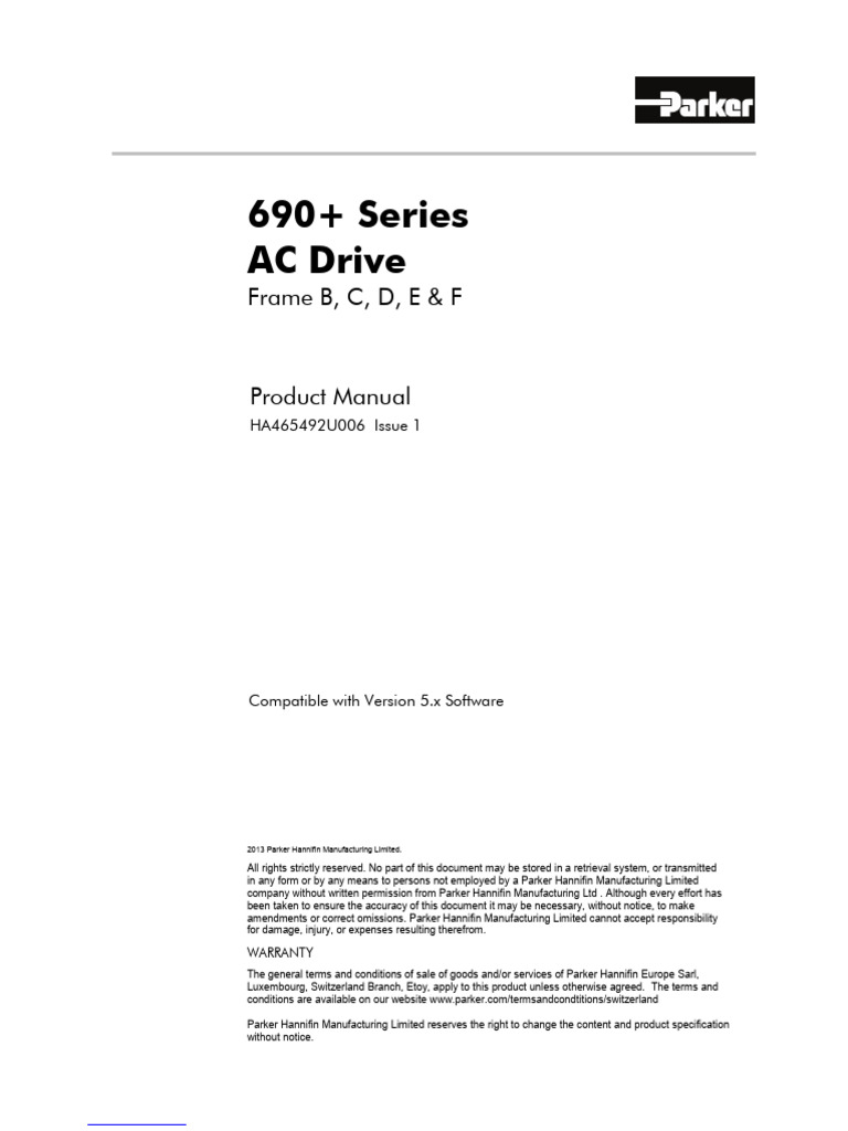 Bien Tan Parker 690 Series | PDF | Alternating Current | High Voltage