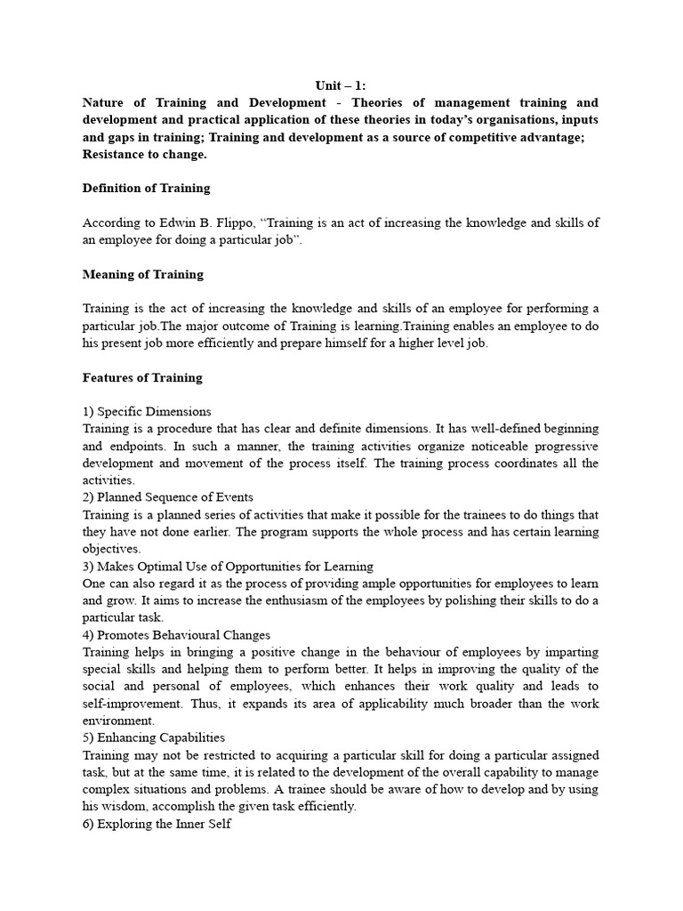 Unit-1and 2 of Bcom 2nd Sem | PDF | Learning | Behaviorism