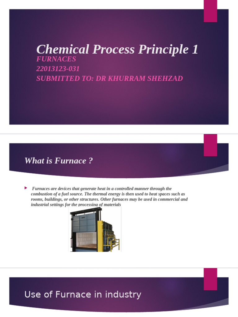 Industrial Furnace Types and Uses | PDF
