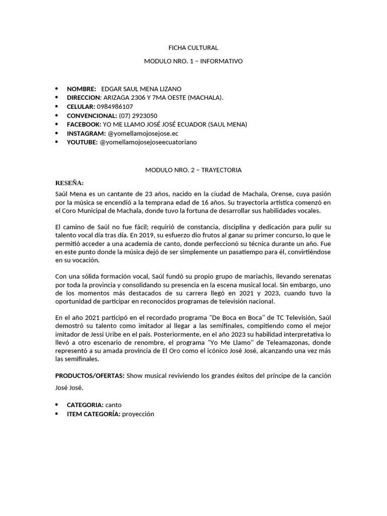 Guia para Entrega de Informacion | PDF