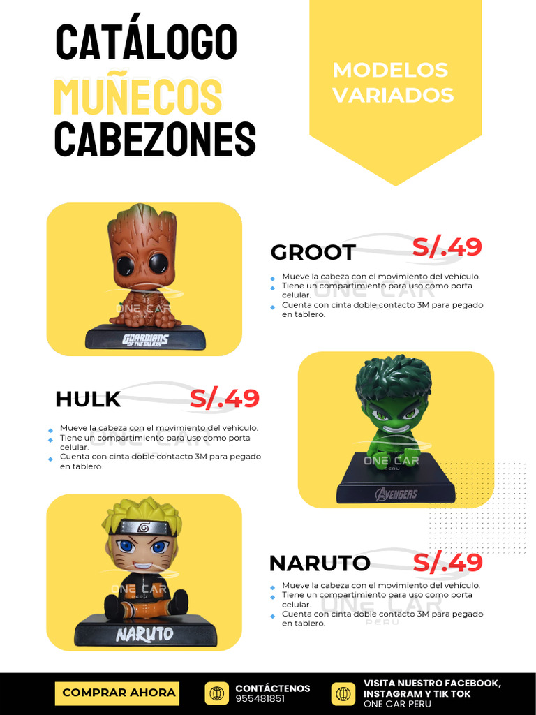 Catálogo Muñecos Cabezones Noviembre 2024 PDF | PDF