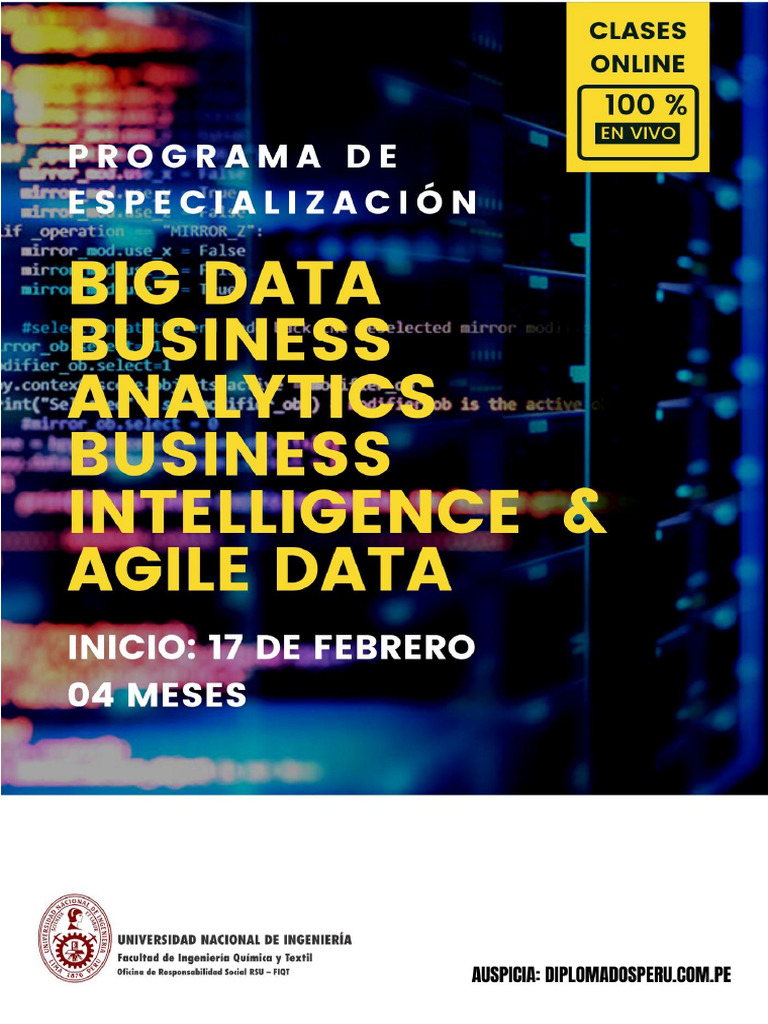 Especialización en Big Data y Analytics | PDF