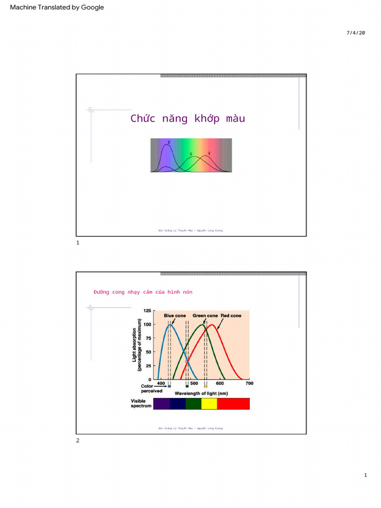Color Matching Function | PDF