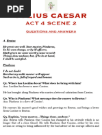 ICSE Class 9 Julius Caesar Act 1 QB | PDF | Julius Caesar