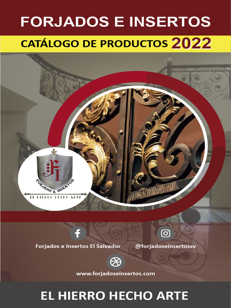 CATALOGO Forjados e Insertos - 2022 | PDF | Hierro | Rieles