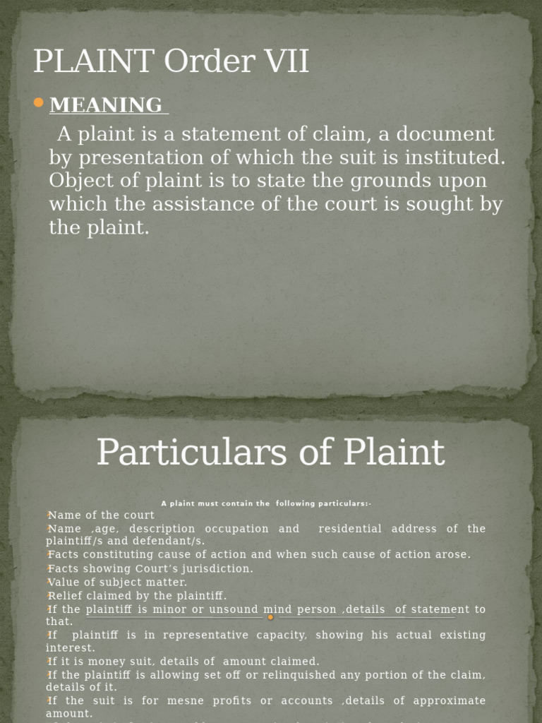 Essentials of a Legal Plaint Explained | PDF | Lawsuit | Cause Of Action